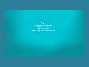 Fix Updates are underway, please keep your computer on error in Windows