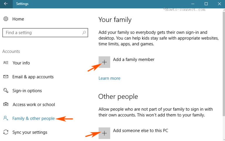 How to Access and Use Accounts Settings in Windows 10
