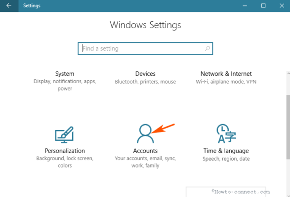 How to Access and Use Accounts Settings in Windows 10