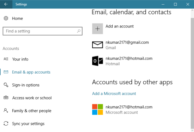 How to Access and Use Accounts Settings in Windows 10