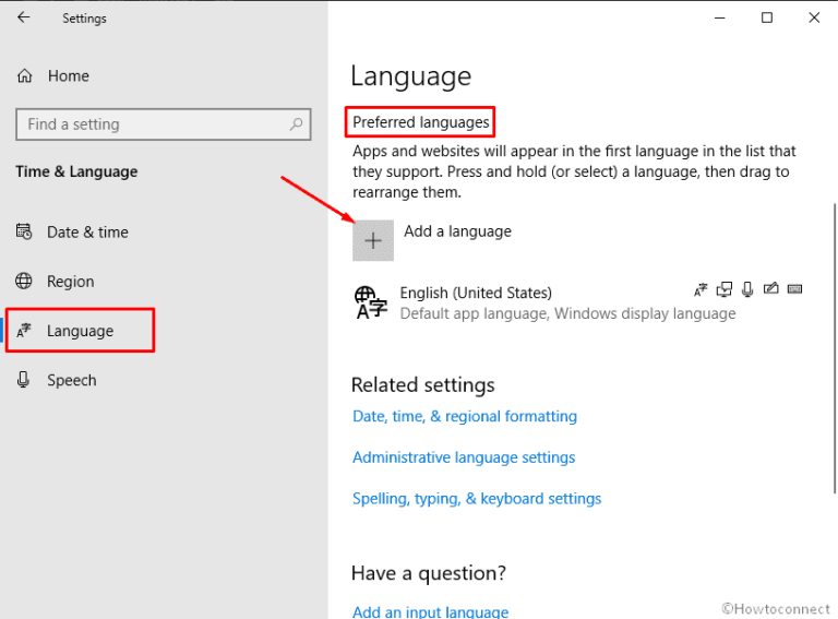 How To Configure Display And Input Language Settings On Windows 10