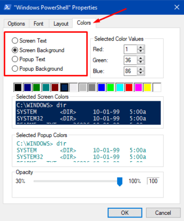 How to Change PowerShell Look in Windows 10