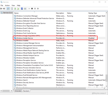 How to Disable Windows Insider Service in Windows 11 or 10