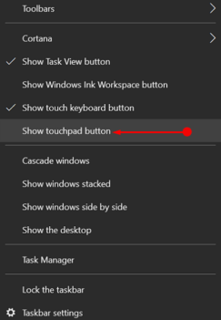 How to Display Virtual Touchpad on Windows 10