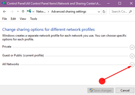 How To Enable Disable Password Protection Sharing On Windows 10
