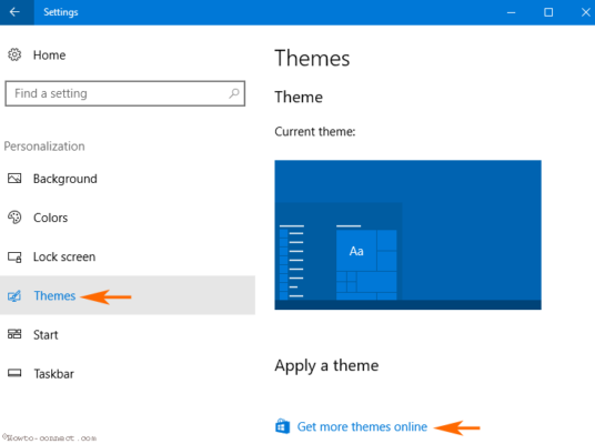 How To Get More Themes Online From Store Windows 10 how-to-get-more-themes-online-from-store-windows-10