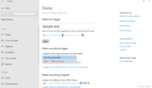 How to Change Icons and Text Size on Windows 10
