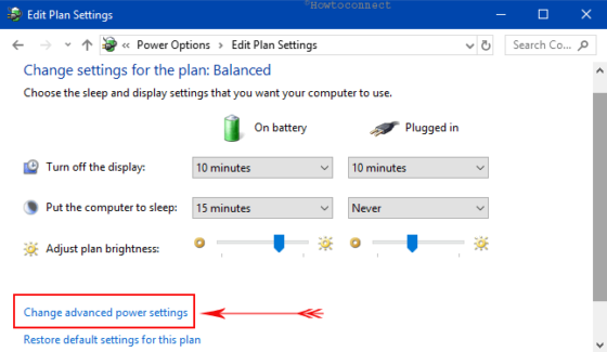 How to Customize Power Options Advanced Settings in Windows 10