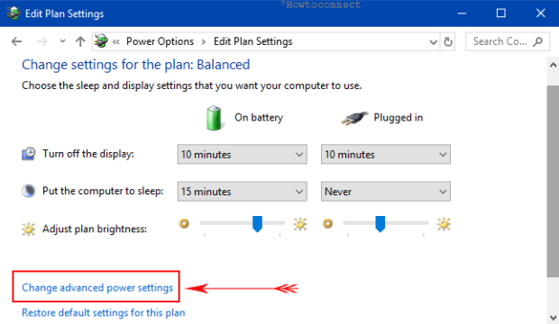 How to Customize Power Options Advanced Settings in Windows 10
