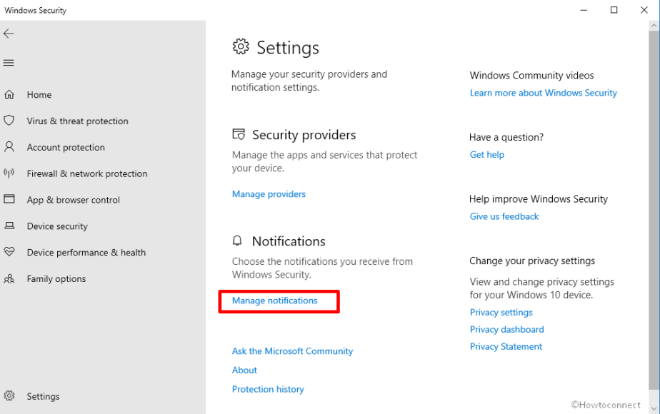 How To Disable Enable Notifications In Windows Security On Windows 10