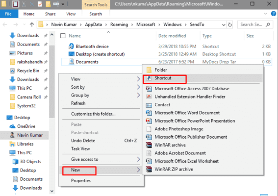 How to Include OneDrive in Send to Menu in Windows 11 or 10