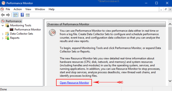 How to Launch Resource Monitor in Windows 10