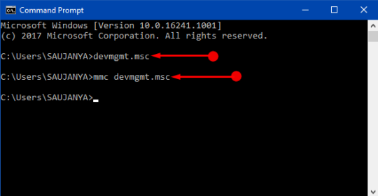 How to Open Device Manager Using Command Prompt in Windows 10