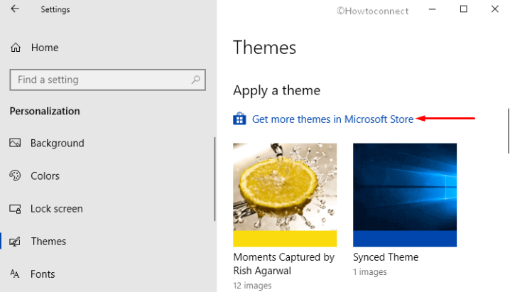 How to Open Themes Settings in Windows 10