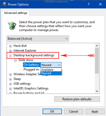 How to Customize Power Options Advanced Settings in Windows 10