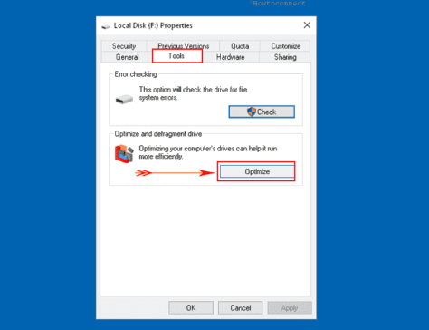 How to Optimize and Defragment Hard Disk Drive in Windows 10