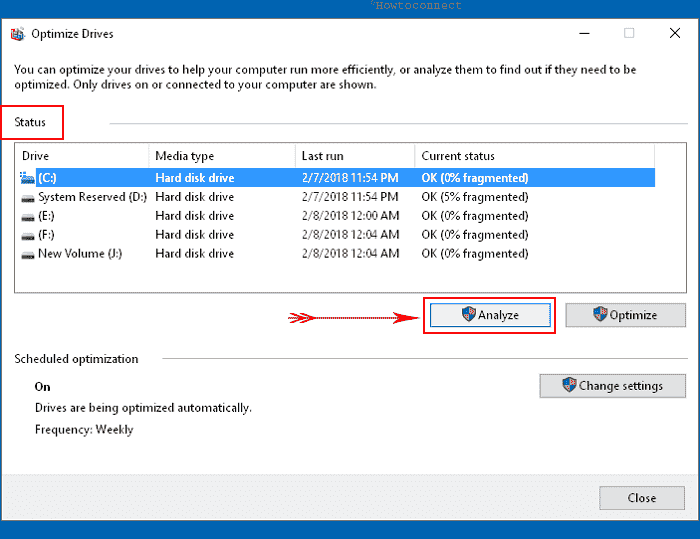 How to Optimize and Defragment Hard Disk Drive in Windows 10 How to Optimize and Defragment Hard Disk Drive in Windows 10