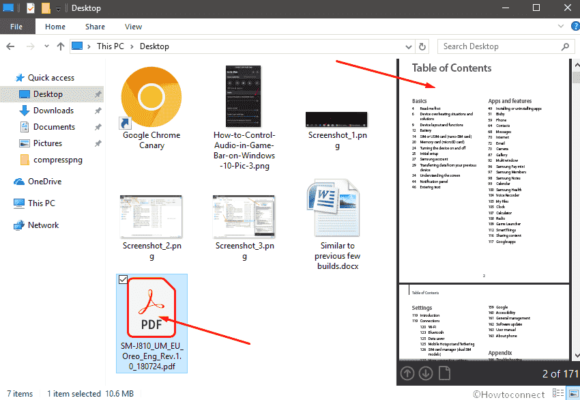 How to Read PDF in File Explorer on Windows 10