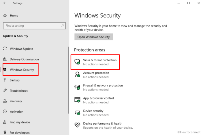 How to See Protection History in Windows 10
