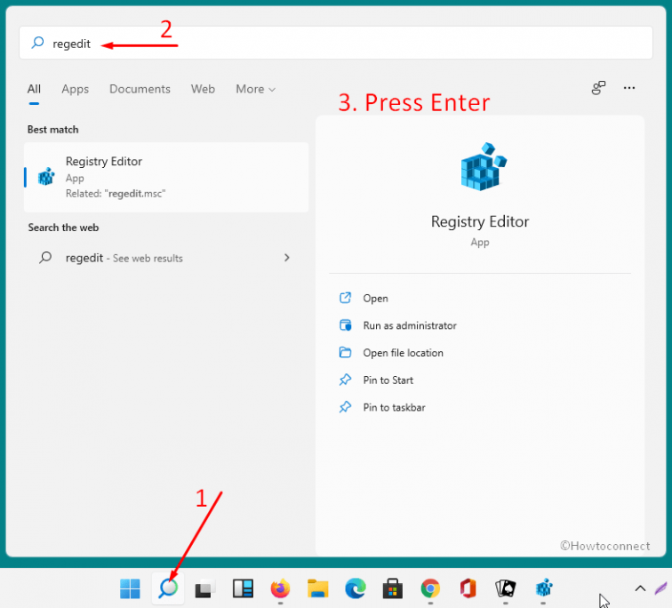 How to create a new key in Registry Editor Windows 11