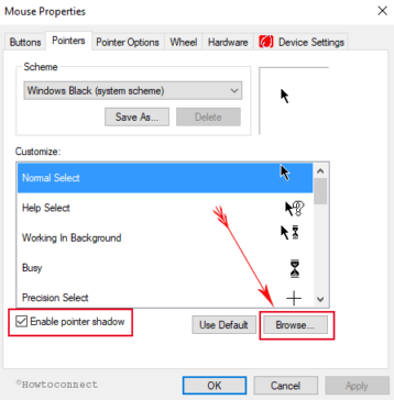 How to Customize Mouse Pointer on Windows 10 and Change Scheme
