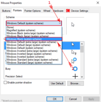 How to Customize Mouse Pointer on Windows 10 and Change Scheme
