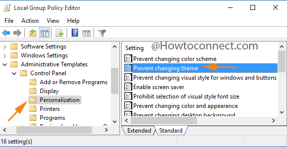 How to Prevent Users From Changing Theme in Windows 10 How to Prevent Users From Changing Theme in Windows 10