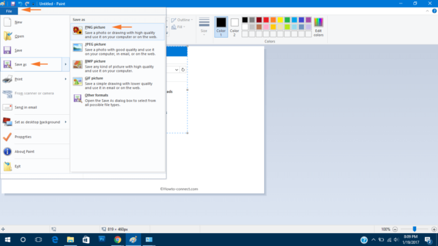 How to Take Selected Area Screenshot on Windows 10