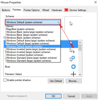 How to Customize Mouse Pointer on Windows 10 and Change Scheme
