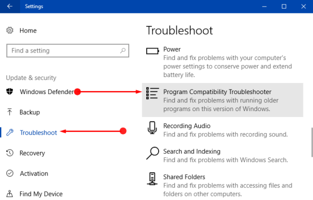 How to Run Program Compatibility Troubleshooter on Windows 10 After ...