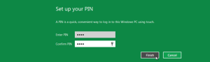 How to Set PIN Log on in Windows 8