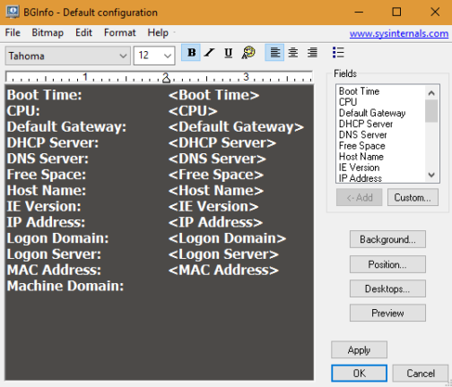 How to Show IP Address on Desktop Background in Windows 10