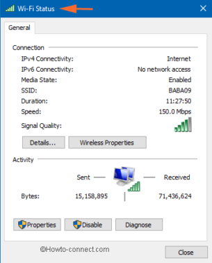 How to View Network Status in Windows 10