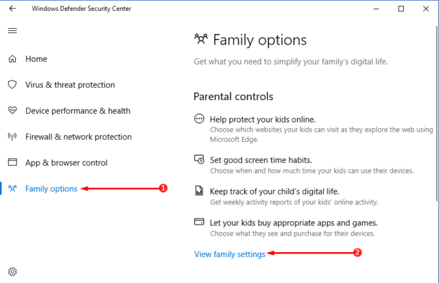 How to View and Change Family Account Settings in Windows 10