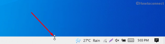 How to show date, time and weekday on Taskbar in Windows 10