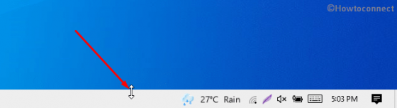 How to show date, time and weekday on Taskbar in Windows 10