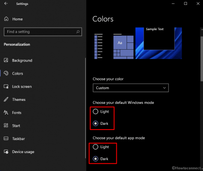 How to Disable and Enable dark mode in Windows 11