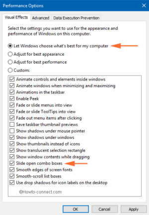 Windows 10 - How to Use Slide Open Combo Boxes