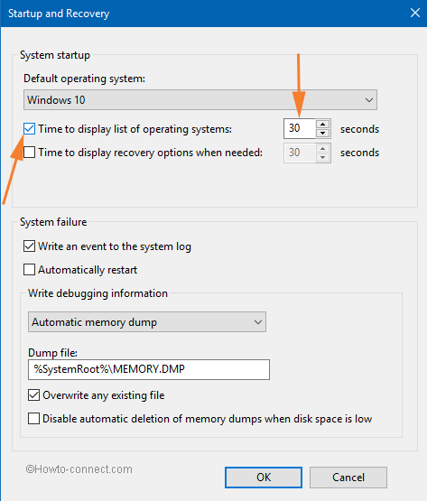 Prolong Time to Display List of OS in Dual Boot in Windows 10